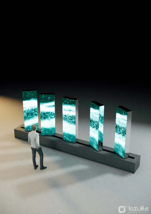 Sliding & Rotating Pantrack Display