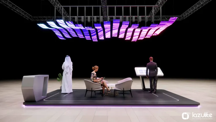 Motion-Synced Kinetic Ceiling