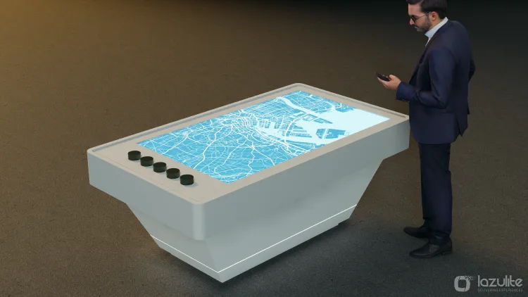 Tangible Table with OLED Display | Interactive Event Technology