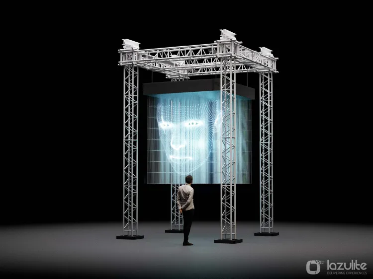 Volumetric LED Display (Ceiling Mount) | 3D Floating Visuals for Events ...